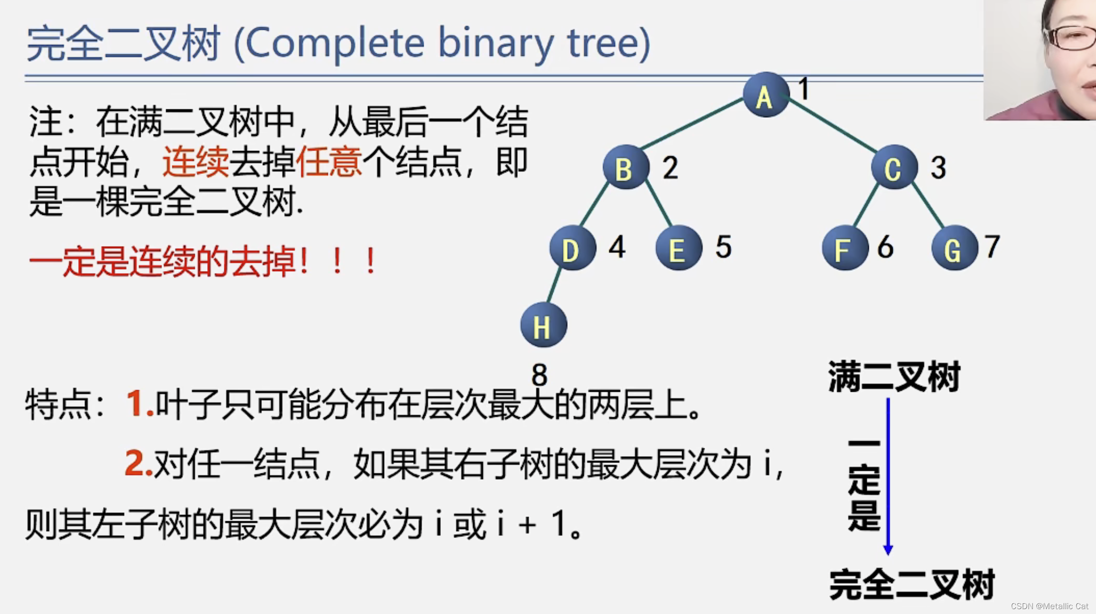 算法与数据结构 二叉树的性质和存储结构二叉树顺序存储结构的非严格完全二叉树 Csdn博客