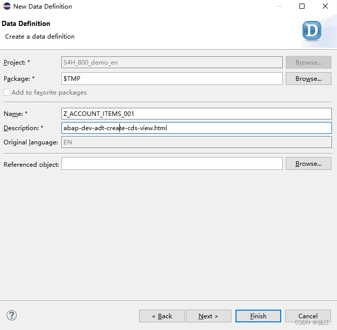 SAP NetWeaver ABAP 服务器的数据库表database table暴露为CDS View_netweaver cds-CSDN博客