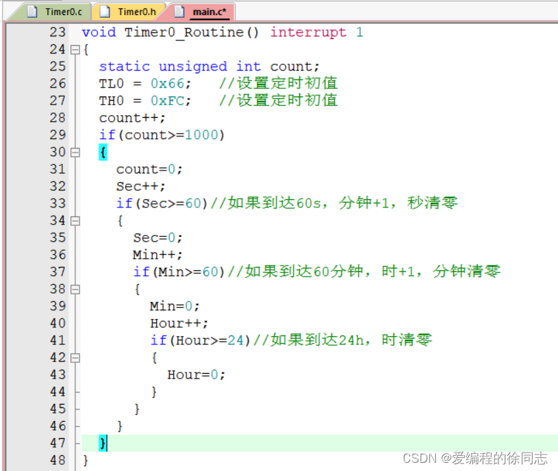 普中51单片机教程-6.定时器_单片机定时器程序-CSDN博客