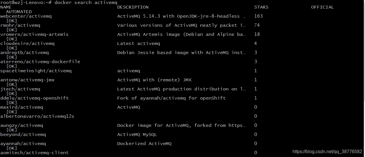 Docker下部署ActiveMQ_使用docker部署测试环境服务-CSDN专栏