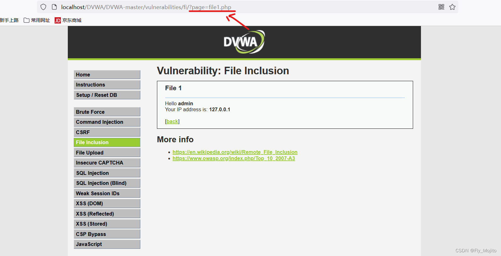 DVWA——File Inclusion_dvwa file inclusion 中级-CSDN博客