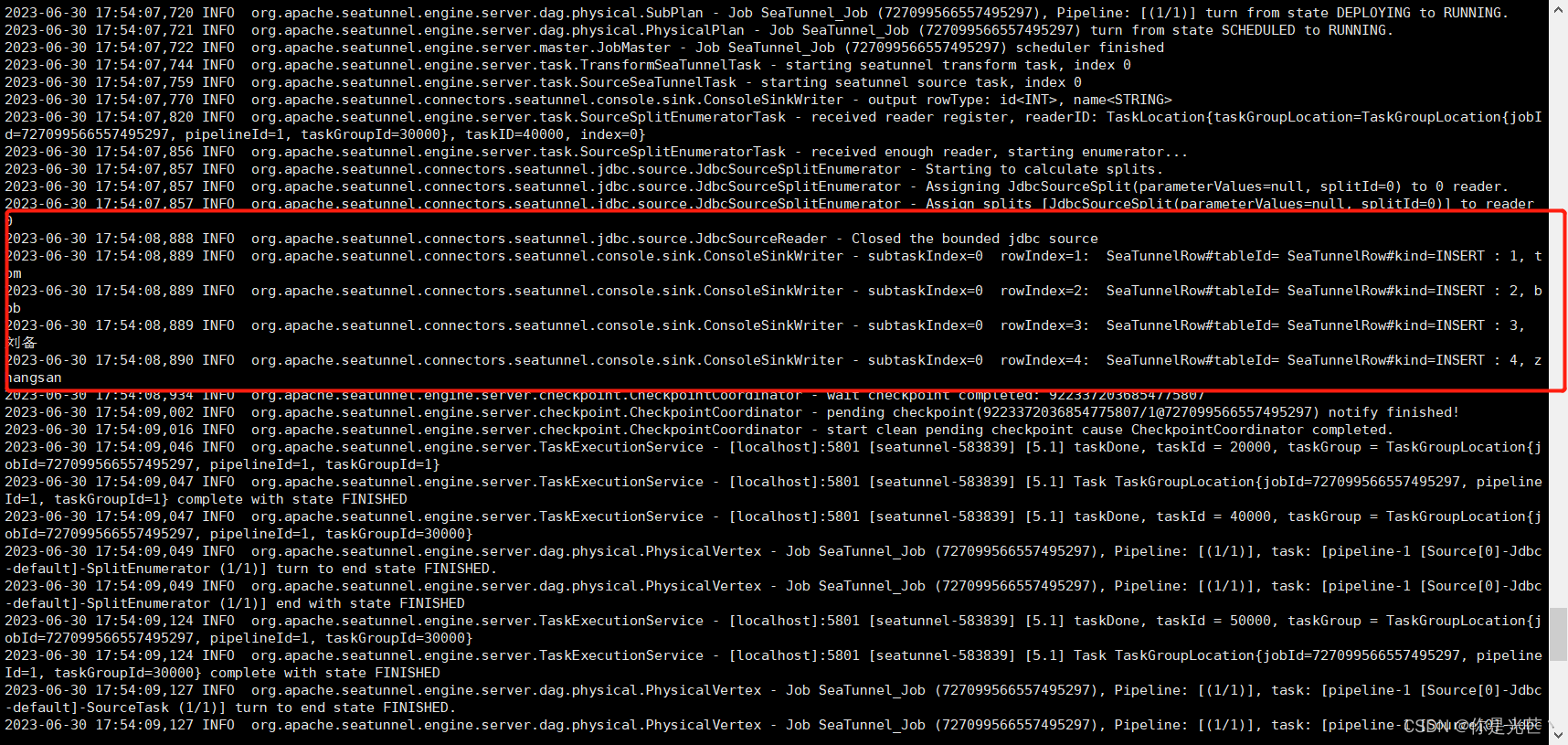 SeaTunnel下载安装与使用_seatunnel安装-CSDN博客