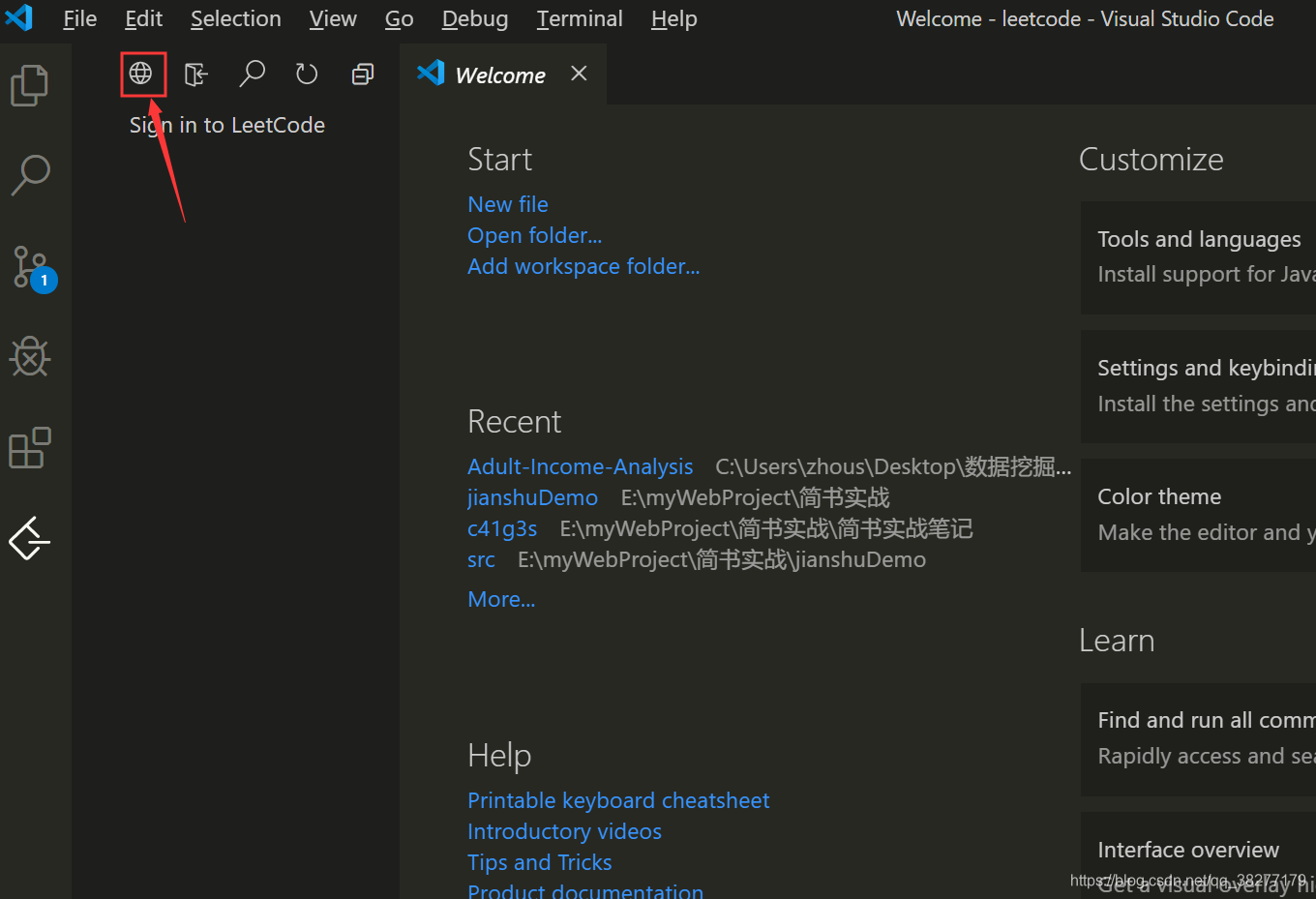 VSCode+leetcode 刷题（1）_vscode刷题-CSDN博客