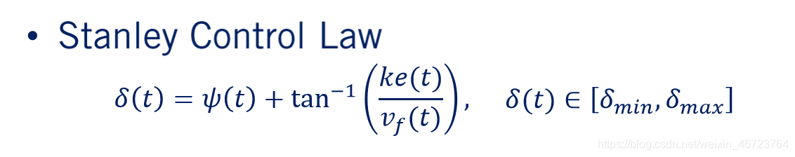 横向自动控制方法：Purepursuit, Stanley, MPC对比_mpc横向控制-CSDN博客
