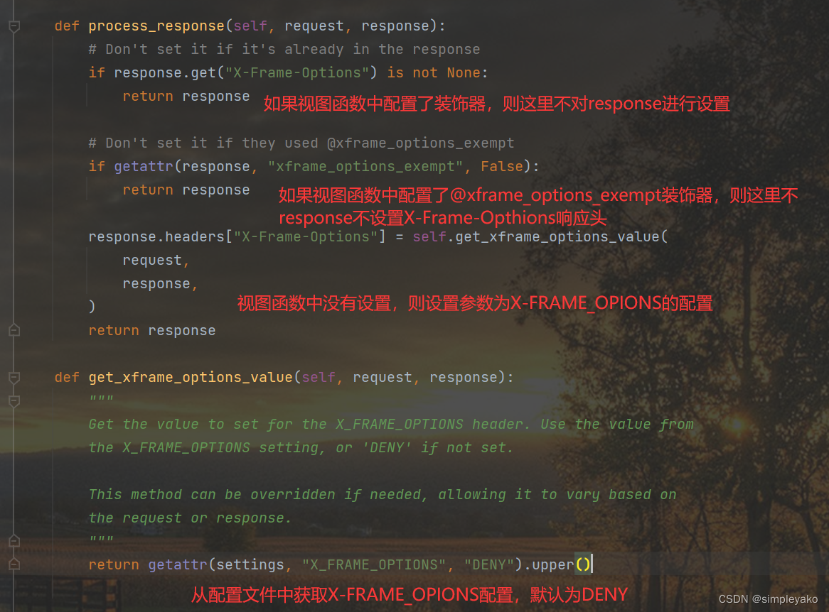 django-设置X-Frame-Options响应头防止点击劫持攻击_django x-frame-options-CSDN博客