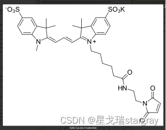 Sulfo-Cyanine3 maleimide CAS:1656990-68-9水溶花菁染料标记马来酰亚胺-CSDN博客