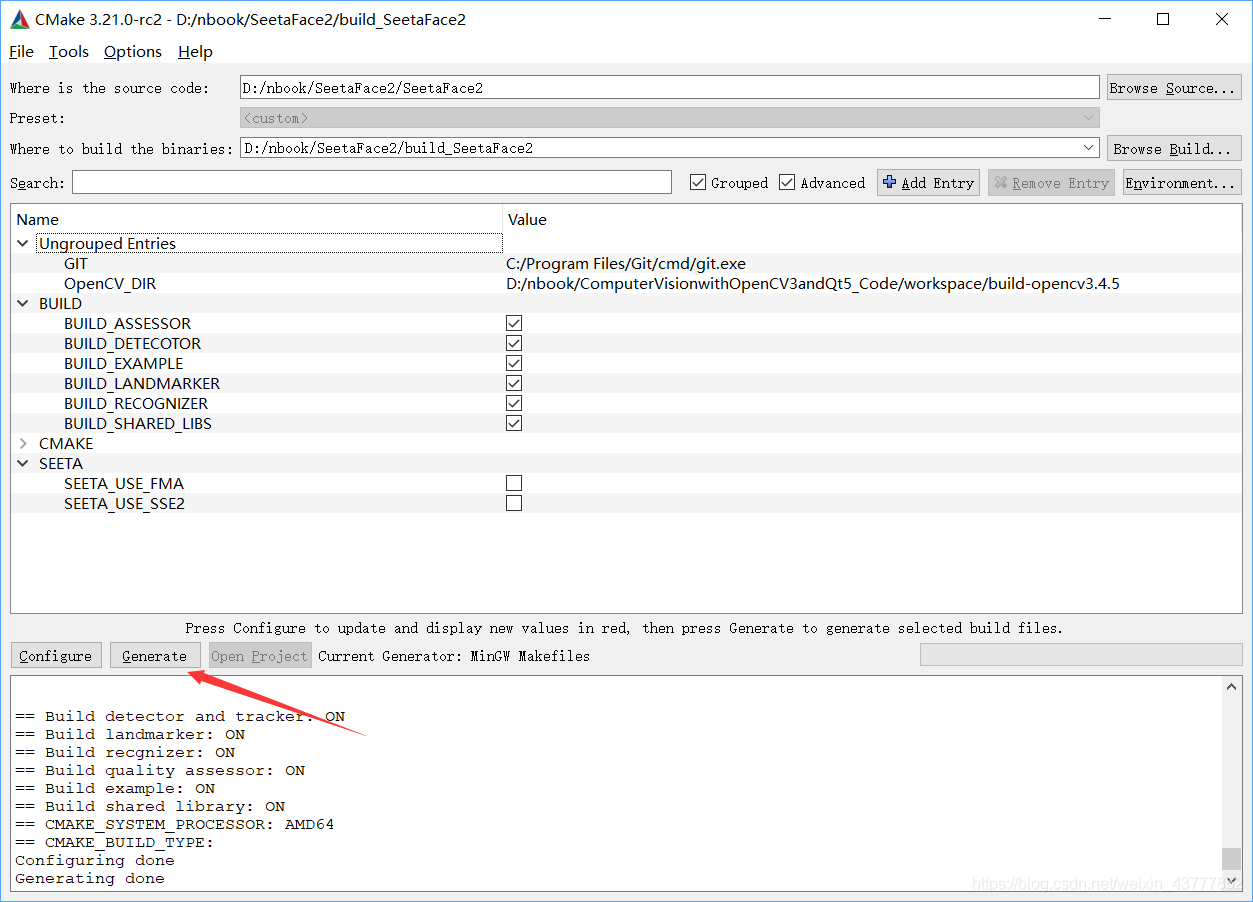 图像处理：seetaface2 (一) 编译篇_cmake编译seetaface2环境配置-CSDN博客