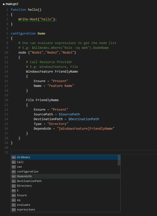 在 Visual Studio Code 中使用 PoweShell - CodeShell-CSDN博客