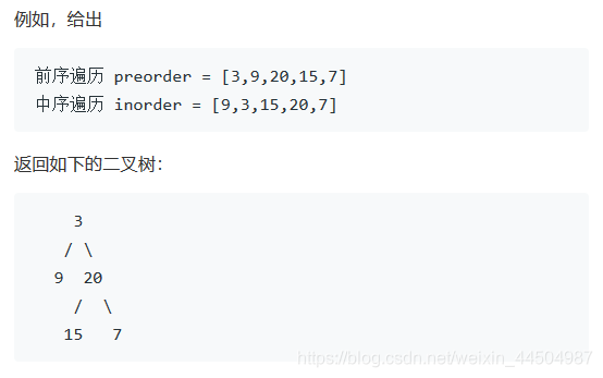 Leetcode典型题解答和分析、归纳和汇总——t105(从前序与中序遍历序列构造二叉树)中序遍历习题及答案 Csdn博客
