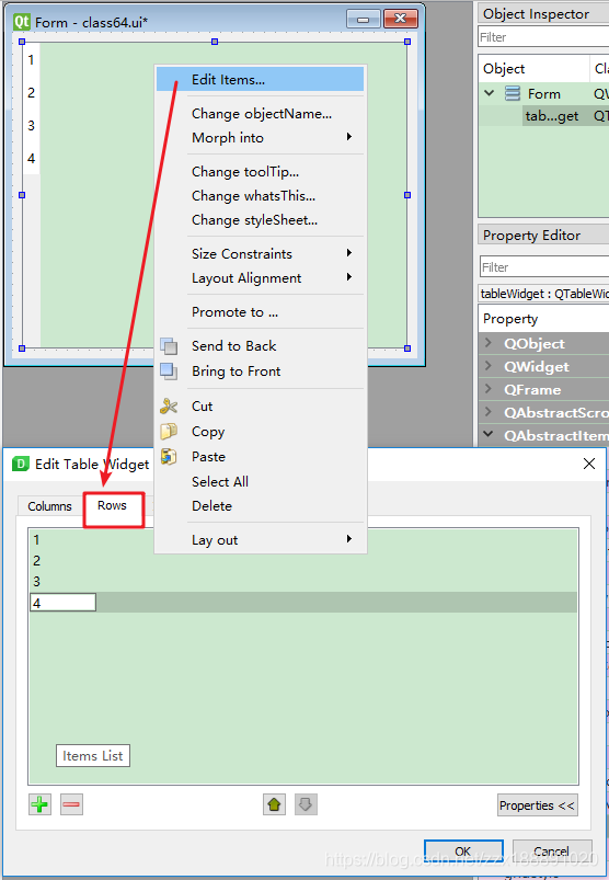 【QTdesigner】课时64.显示二维表数据（QTableView控件）(tableWidget)【pyqt5+QTdesigner模式 ...