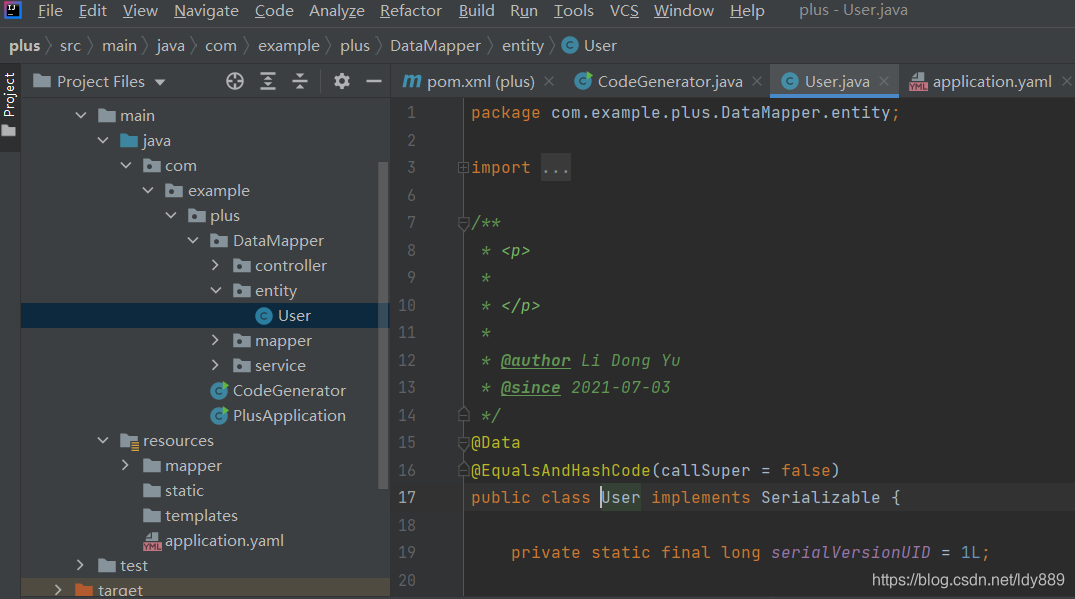 Spring整合MyBatis-Plus完整案例（含项目代码）_mybatis-plus namingstrategy-CSDN博客