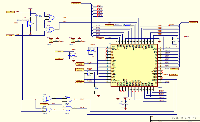 基于三星S3C2410A芯片的 ARM9核心板Protel99SE设计硬件（原理图+PCB）工程文件_三星arm9线路图-CSDN博客