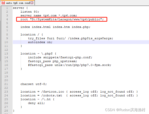 tp6配置日志 - nginx下配置Thinkphp6网站 - tp6实现简单路由跳转_tp6 nginx-CSDN博客