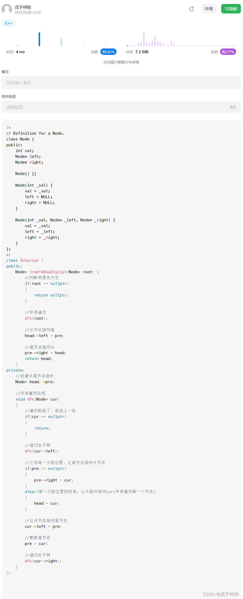 【LeetCode】剑指 Offer（19）-CSDN博客