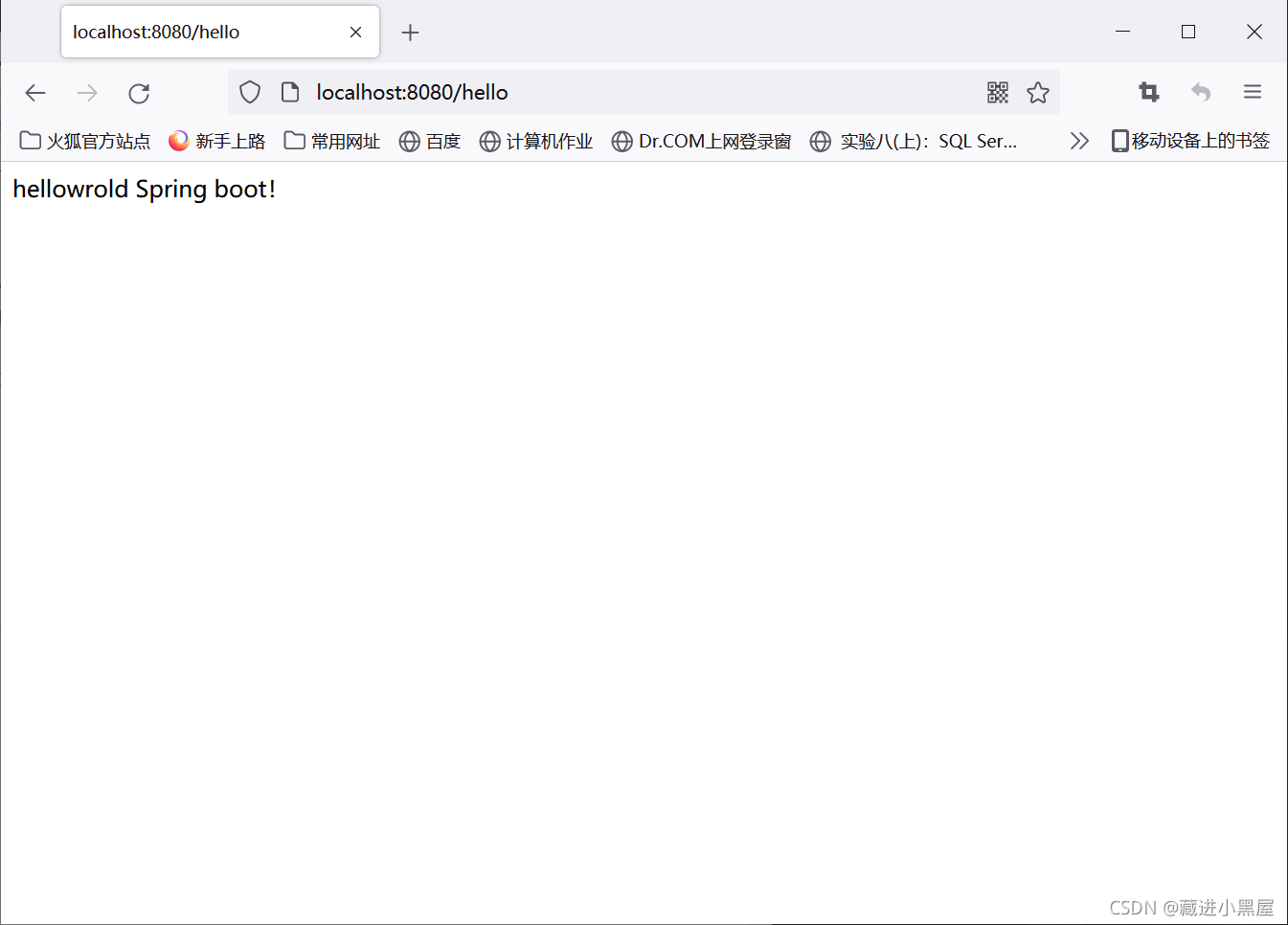 Spring boot输出hellowrold_springboot输出hello world-CSDN博客