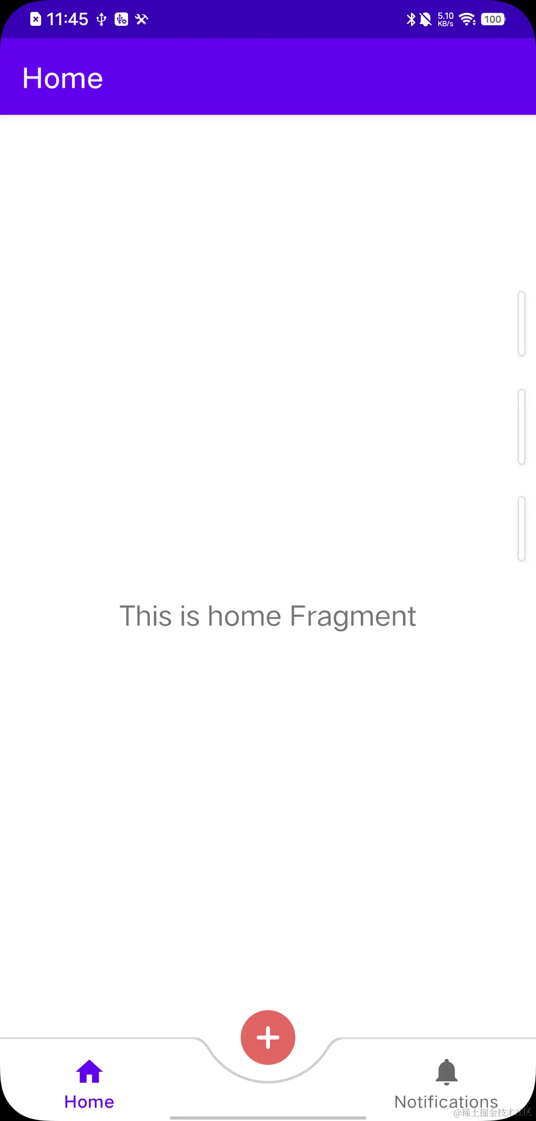 自定义View：手撸一个带FAB凹槽的底部导航栏_android bottomnavigationview 实现凹陷-CSDN博客