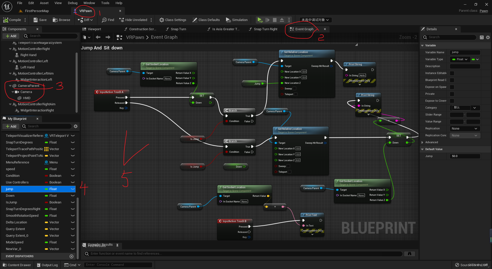 UE5 Oculus Quest 2按下A跳起_ue5 vr增加华为按键-CSDN博客