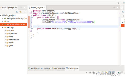 hadoop实验——Java连接hadoop，对hadoop进行管理教程_hadoop java-CSDN博客