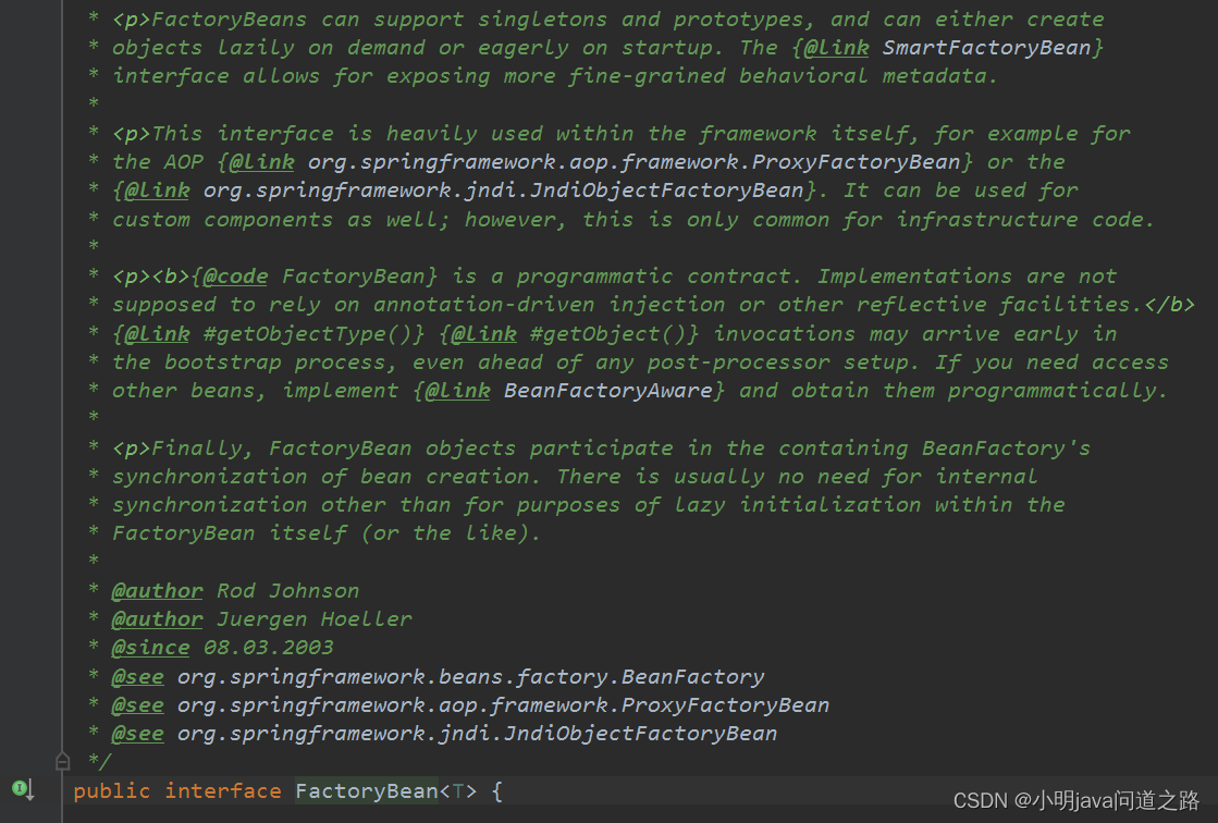 Spring之BeanFactory和FactoryBean的区别-CSDN博客