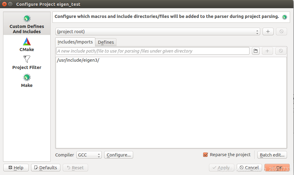 Eigen/Core: No such file or directory 解决-CSDN博客