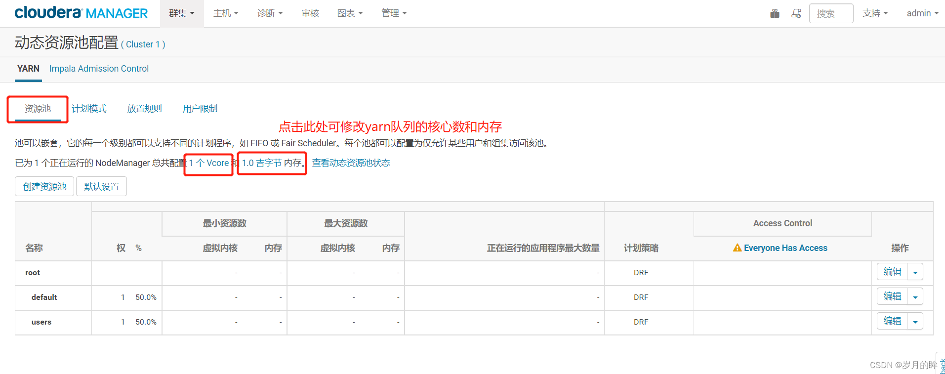 CDH集群hadoop的资源调度yarn优化与Spark优化_cdh yarn-CSDN博客
