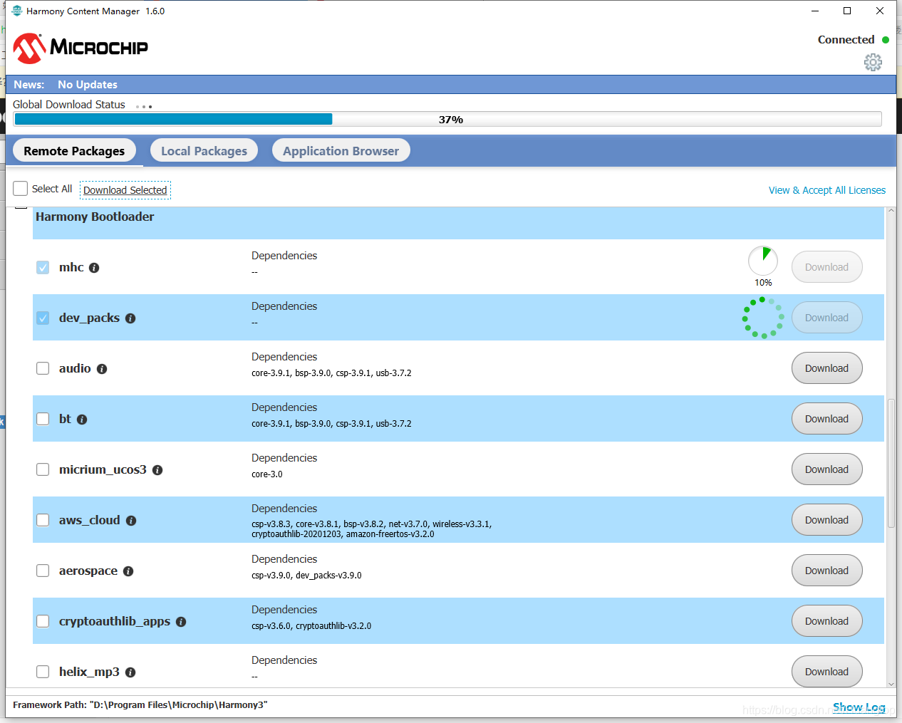 3、PIC Harmony组件安装、工程创建及烧录_mplab ide创建 32-bit mplab harmony 3 project-CSDN博客