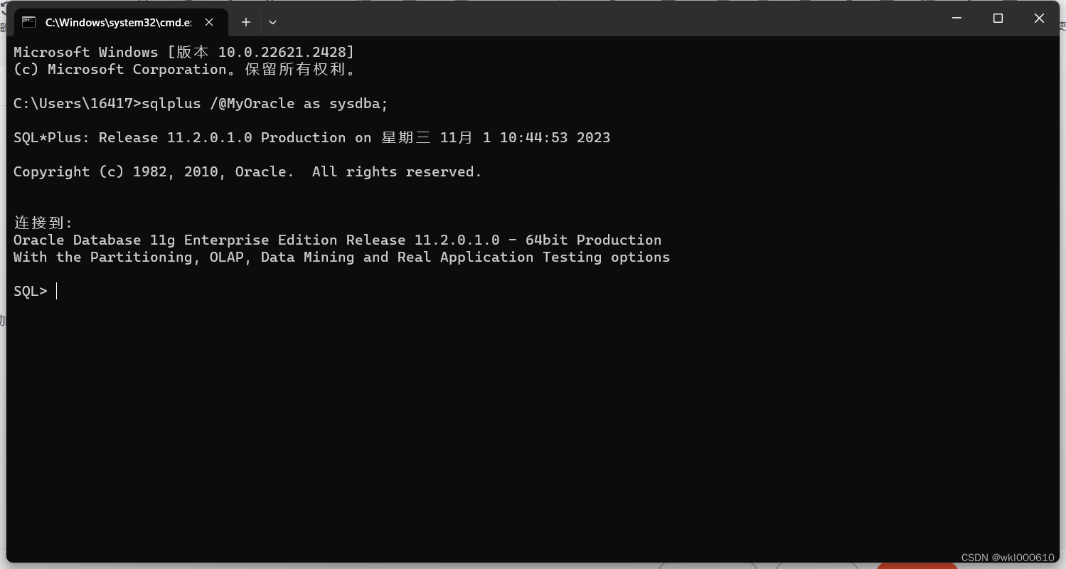 Oracle数据库赋予用户sysdba权限（ORA-01031: insufficient privileges）-CSDN博客