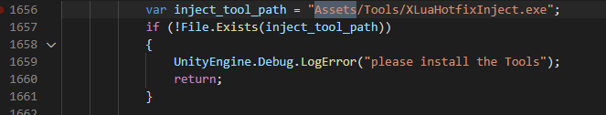 解决XLUA example.Hotfix 中报错“please install the Tools”的问题_xlua please install the tools-CSDN博客
