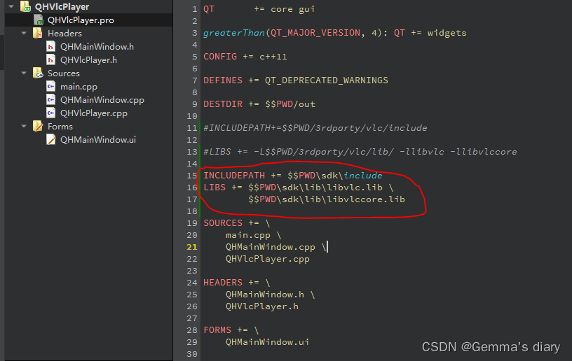 Qt中使用LibVLC实现本地视频播放和拉流播放_qt实现vlc,打开文件后自动播放-CSDN博客