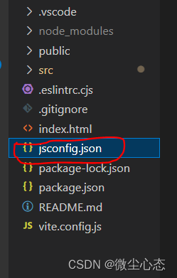 Vue项目中@符号提示配置：jsconfig.json详解,-CSDN博客