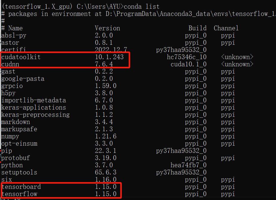 【TensorFlow1.X】系列学习笔记【环境搭建】_tensorflow1.x安装-CSDN博客