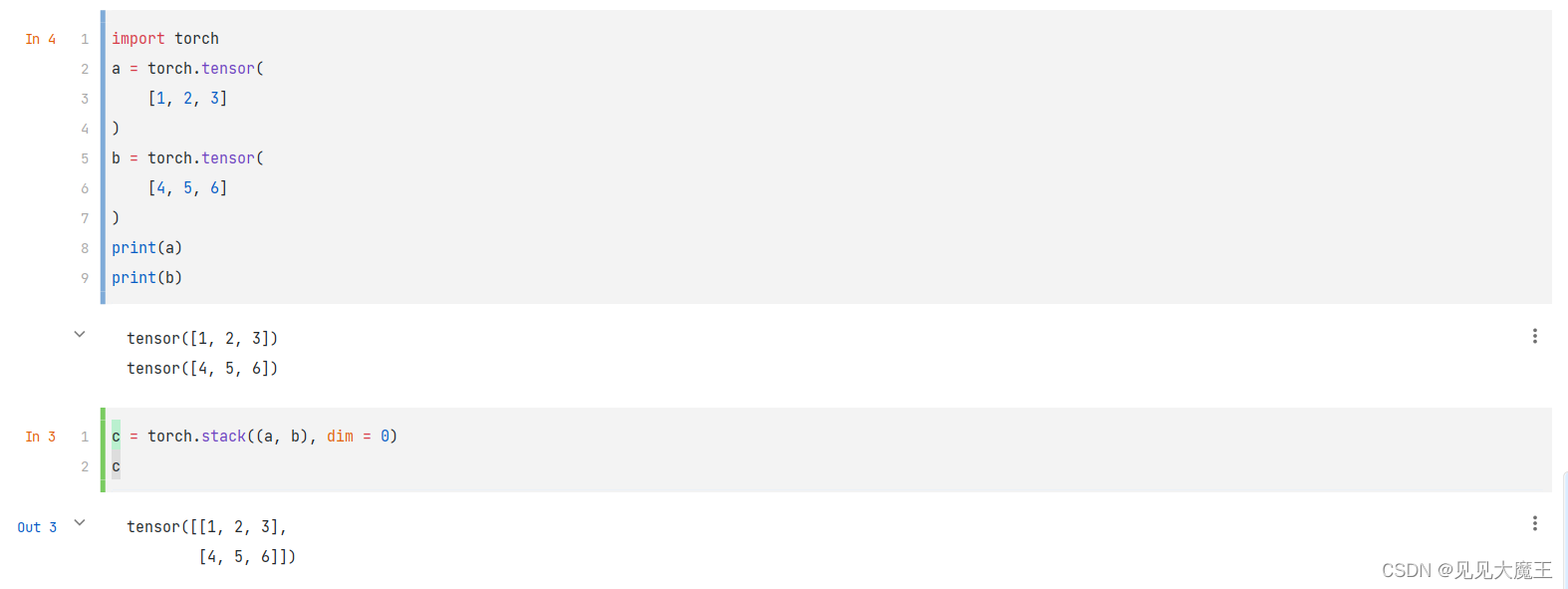 【Torch笔记】Torch.stack() 使用方法_torch.vstack-CSDN博客