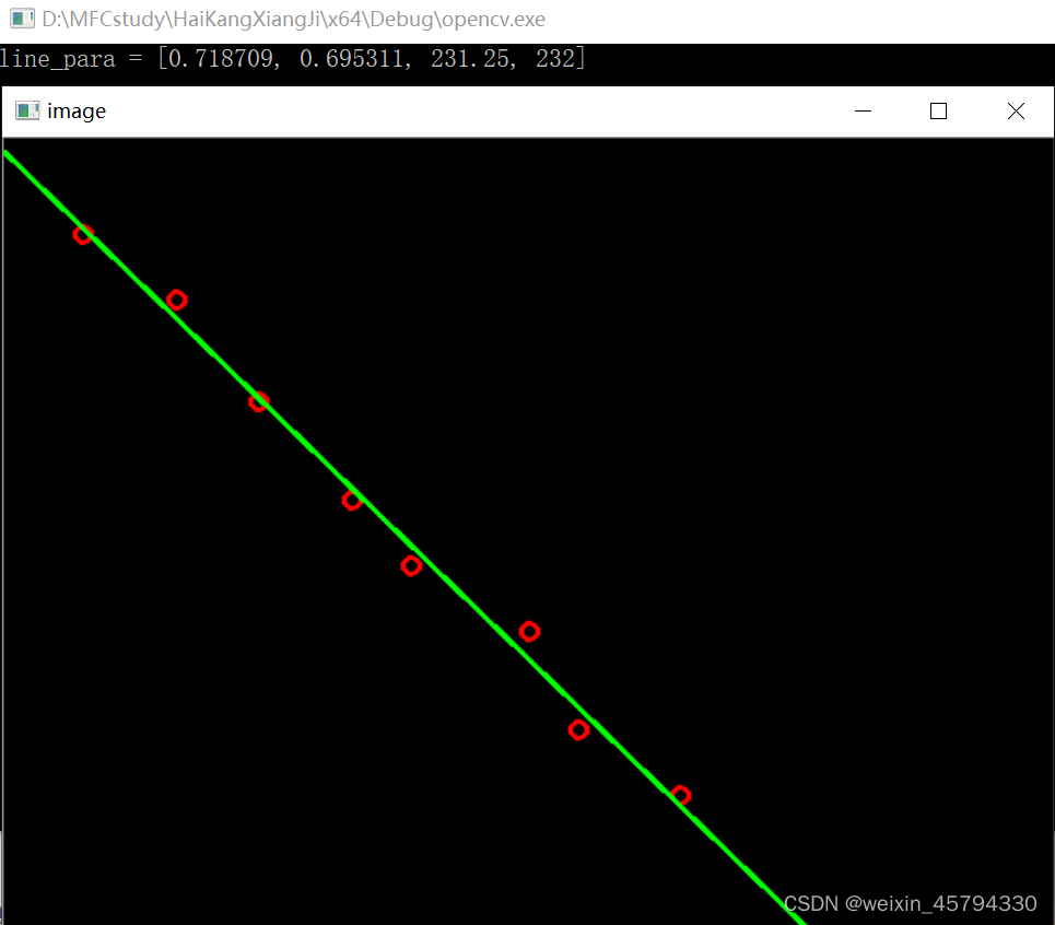 Opencv直线拟合的函数_cv::fitline-CSDN博客