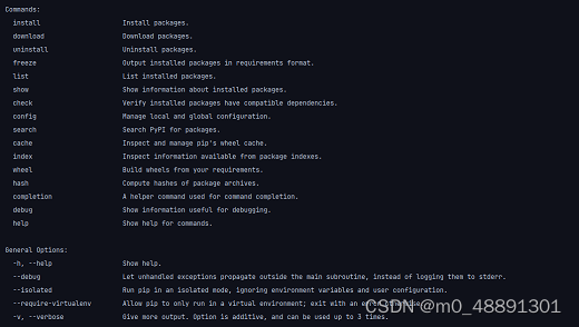 干货|Python中常用的pip命令，速看_pip install pydub-CSDN博客