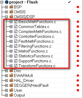【STM32H7的DSP教程】第7章 ARM DSP源码和库移植方法（IAR8）_stm32h7 标准库-CSDN博客