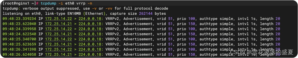 Linux yum搭建Keepalived，2 台机器都有虚拟 IP 问题_keepalived 两个节点都有ip-CSDN博客