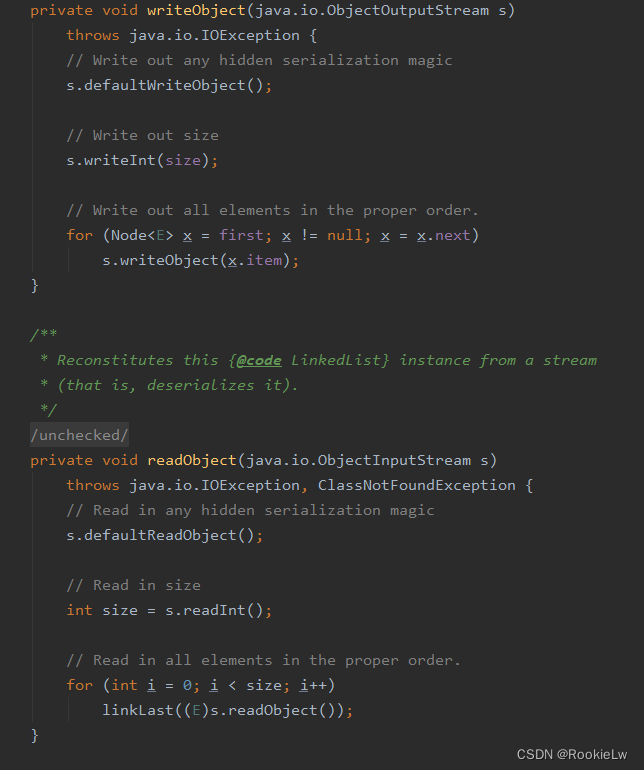 Java源码学习,linkedlist中transient修饰变量linkedlist中为什么使用transient Java关键字 Csdn博客