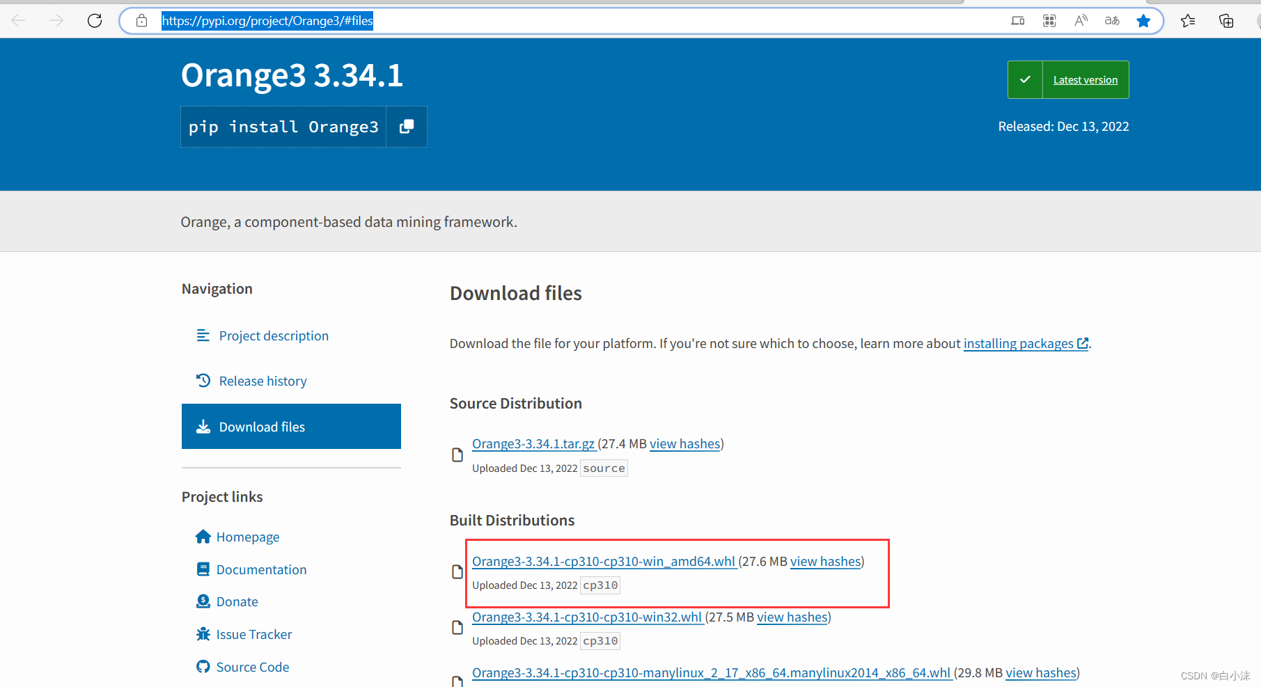 下载Orange模块，总是出错？_no module named 'orange-CSDN博客