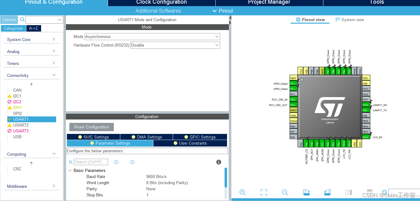 基于FreeRTOS+STM32CubeMX+LCD1602+MCP3001（SPI接口）的ADC转换器Proteus仿真_mcp3001芯片原理图-CSDN博客
