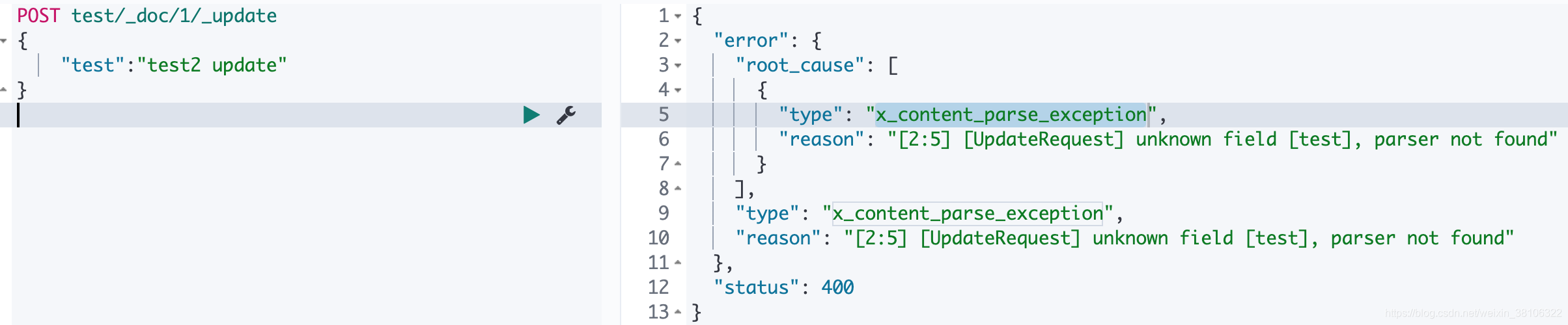 elasticsearch局部更新时报x_content_parse_exception_elasticsearch-x-content-CSDN博客