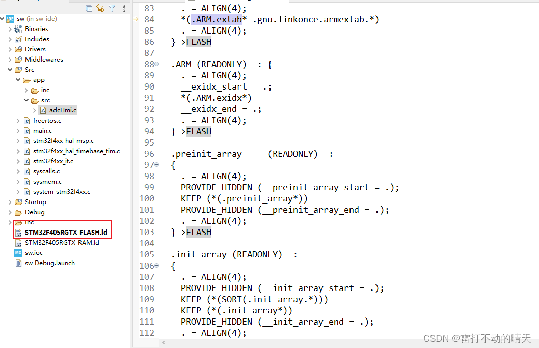STM32CubeIDE 1.15.0 LOAD segment with RWX permissions 警告处理_has a load segment with rwx ...