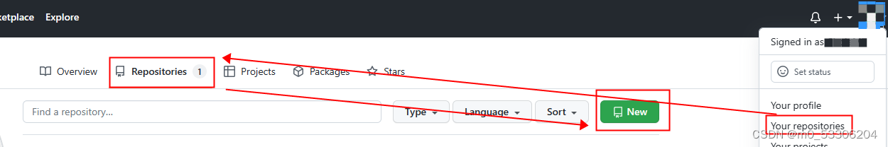 使用GitHub上传代码、MyGitHub的设置_csdn mygithub-CSDN博客