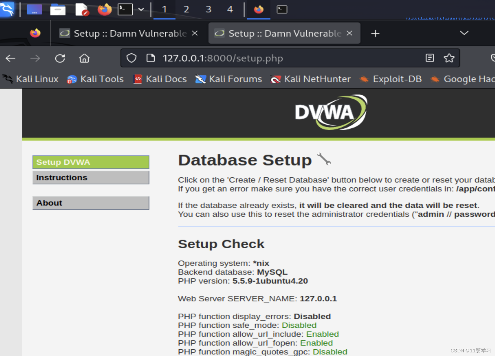 kali 安装docker,dvwa_kali使用docker安装dvwa-CSDN博客