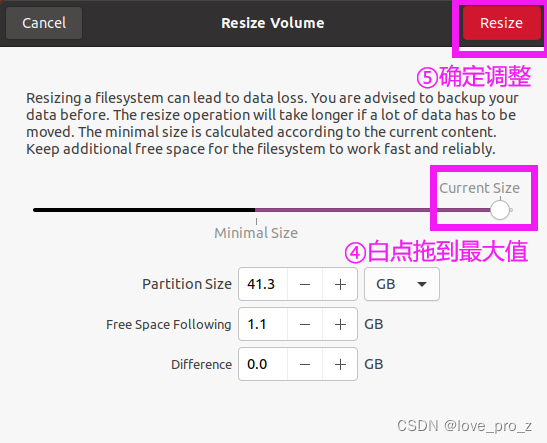 VMware虚拟机-Ubuntu磁盘扩容踩坑教程（ext4）_ubuntu ext4-CSDN博客
