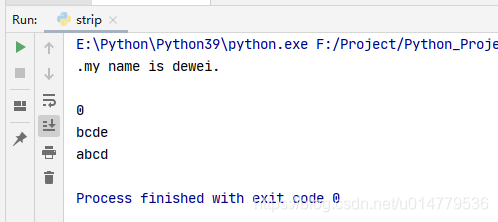 Python字符串：strip、lstrip、rstrip去掉前导和末尾字符_去掉字符串s的先导和后缀换行符,正确的语句是:-CSDN博客