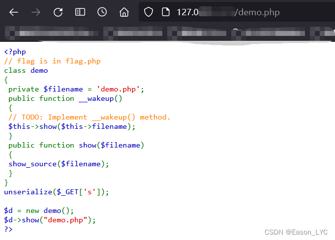 Ctf Php反序列化漏洞2 利用魔法函数ctf Php 魔法函数 Stduent Csdn博客
