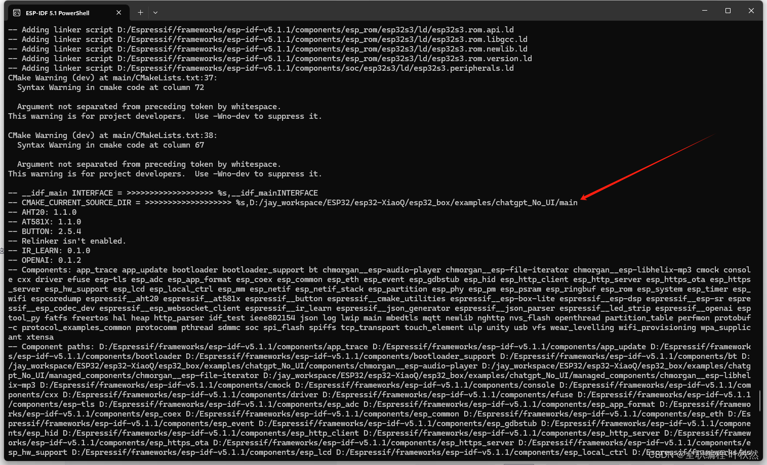 esp32开发中CMakeLists.txt文件在编译时添加打印信息_cmakelists 打印-CSDN博客