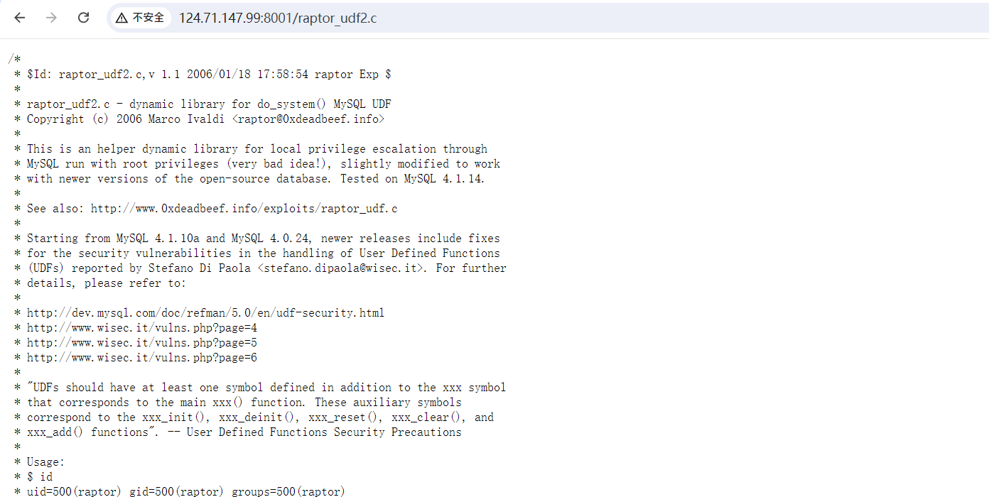 记一次酣畅淋漓的UDF提权（Linux）_mariadb 提权 select 0x4d5a90000300000004000000ffff00-CSDN博客