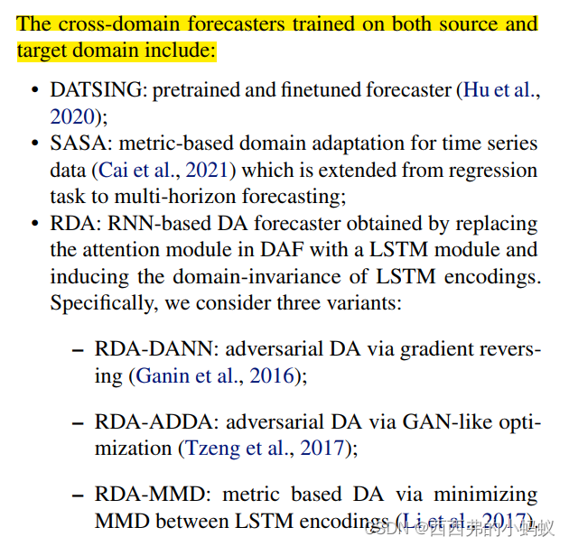 Domain Adaptation for Time Series Forecasting via Attention Sharing ...
