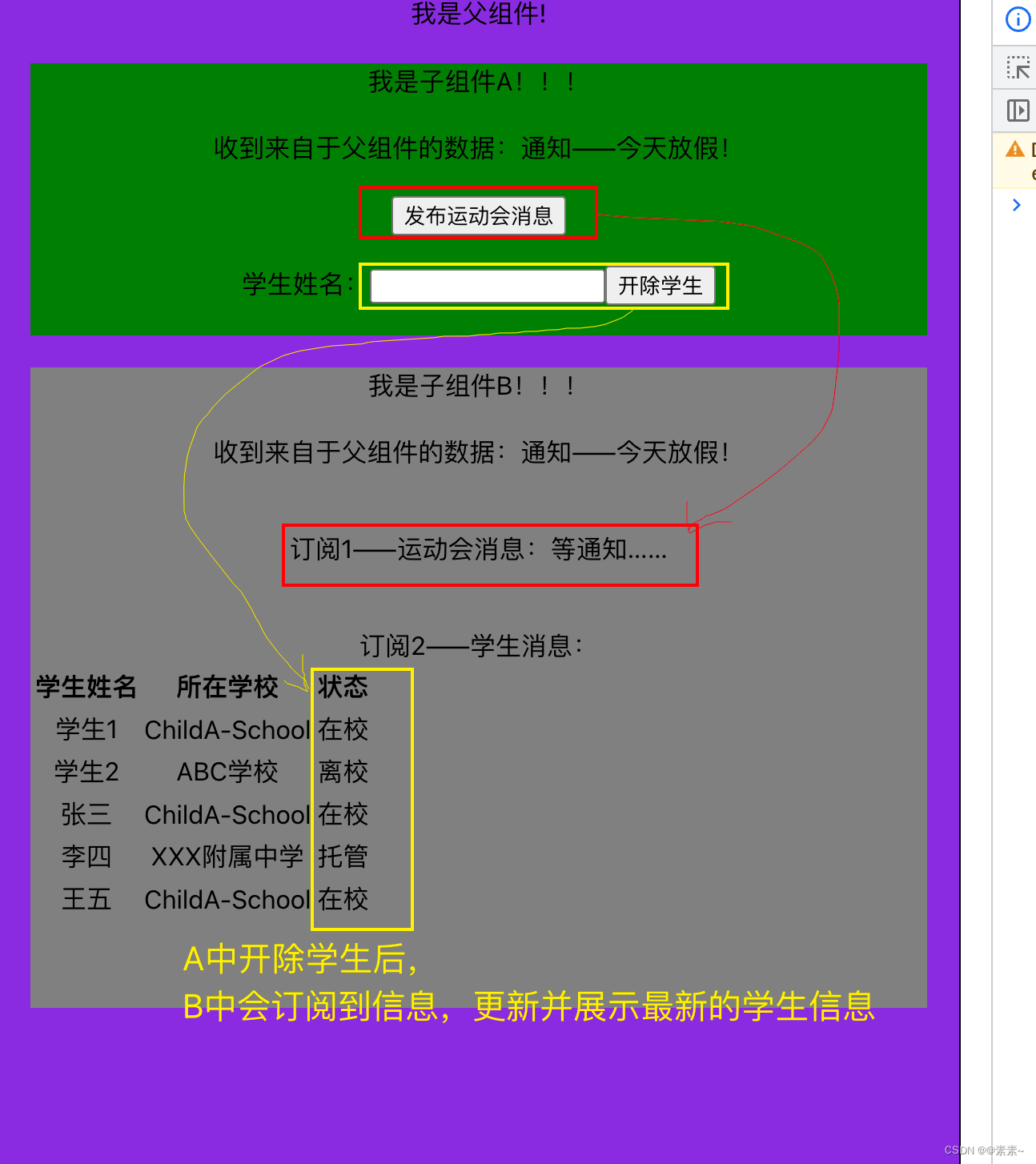 React中组件通信02——消息订阅与发布、取消订阅以及卸载组件时取消订阅react 订阅 Csdn博客